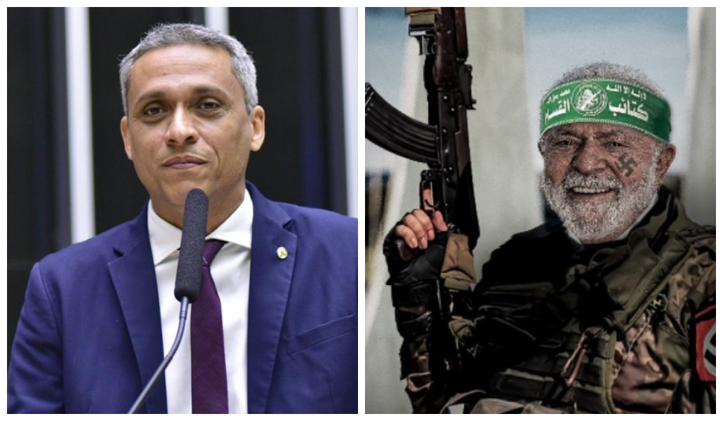 Deputado bolsonarista publica montagem de Lula como 'nazista do Hamas ...