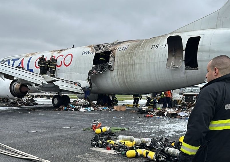 Avião pega fogo e faz pouso de emergência no aeroporto de Guarulhos – CartaCapital